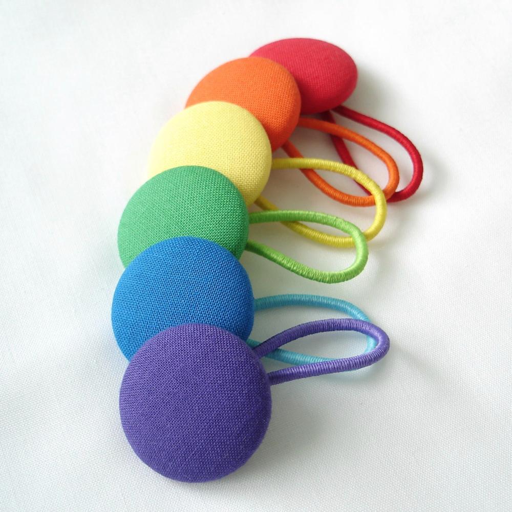 Rainbow Ponytail Holders on Luulla