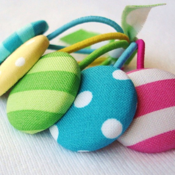 Candyland Ponytail Buttons on Luulla